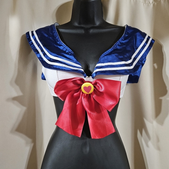 Little For Big | Intimates & Sleepwear | Sailor Style Bra With Red Bow ...